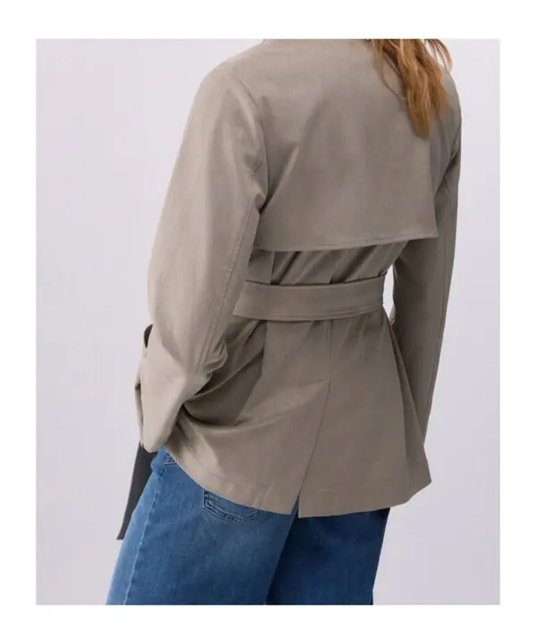 Liu Jo Faux Suede Belted Jacket