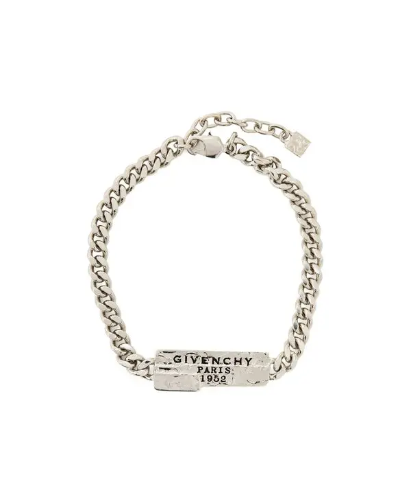 Givenchy Tape Designer-engraved Chain Bracelet