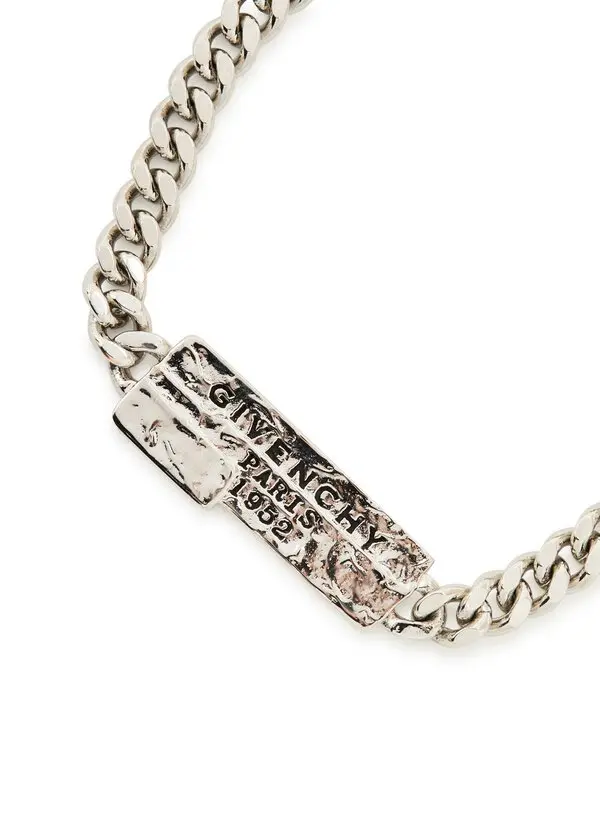 Givenchy Tape Designer-engraved Chain Bracelet
