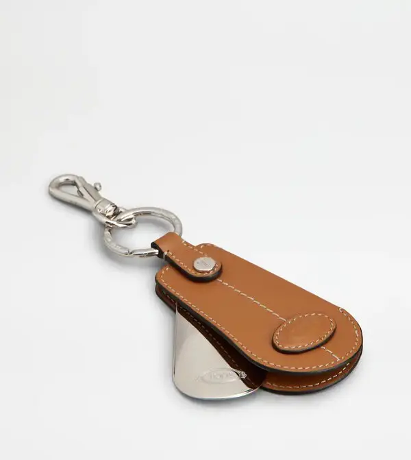 TOD'S Calfskin Keychain With Shoehorn