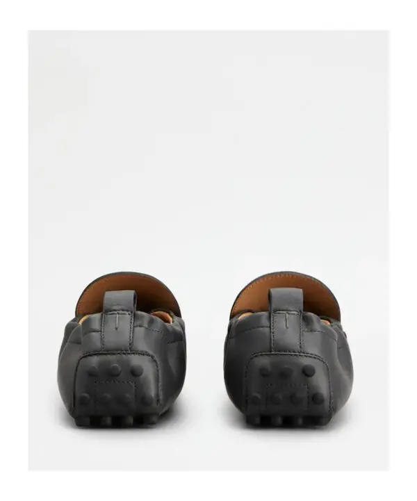 TOD'S Pebble Detail Slip-on Loafers - Grey