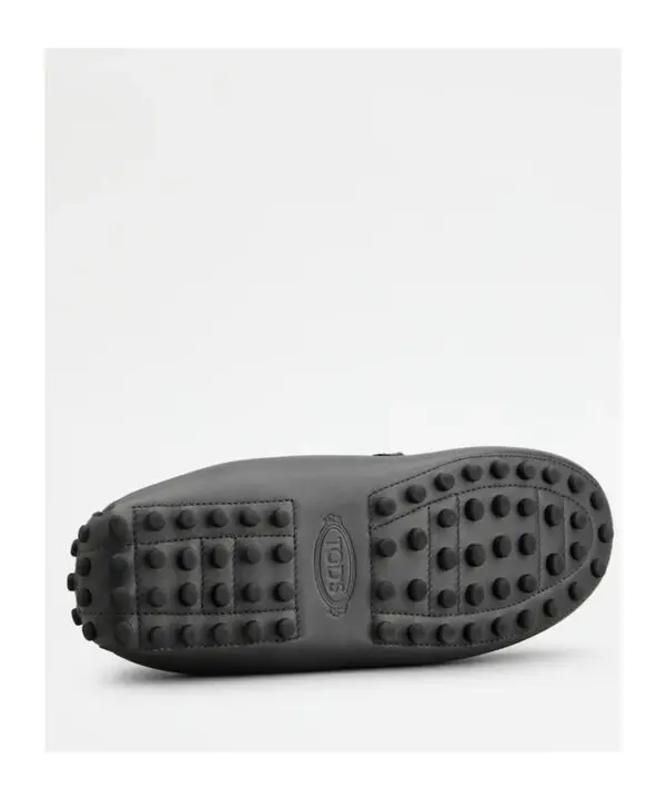 TOD'S Pebble Detail Slip-on Loafers - Grey