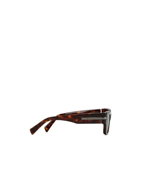 TOD'S Rectangular Sunglasses With Metal Bar Detail