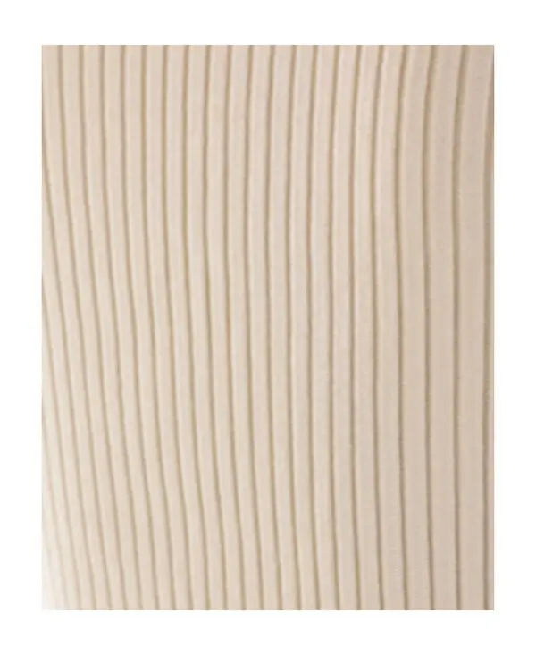 COURREGES Ribbed High Neck Jumper - Nude