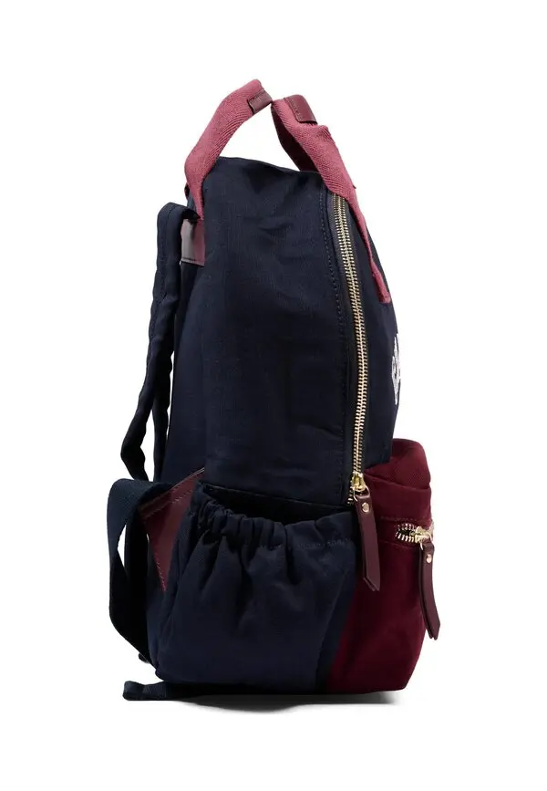 Chloé Logo-embroidered Canvas Backpack