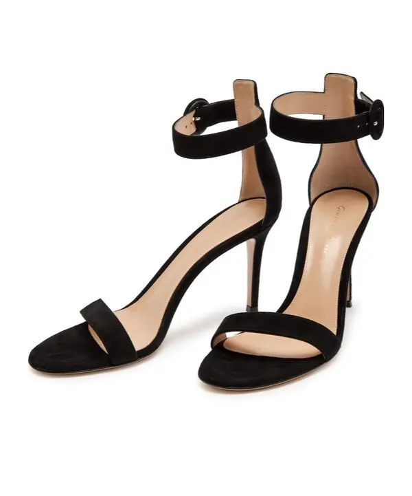 GIANVITO ROSSI Portofino 85 Suede Sandals