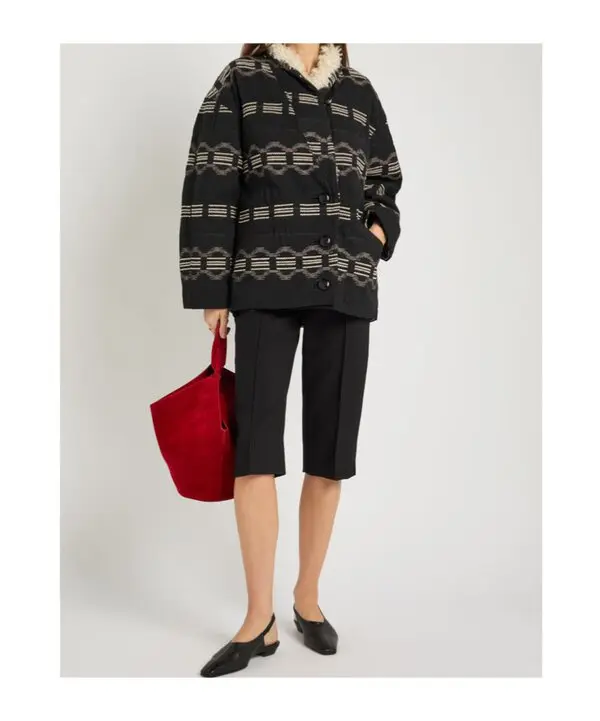 Isabel Marant Étoile Qayla Jacquard Cotton-blend Coat