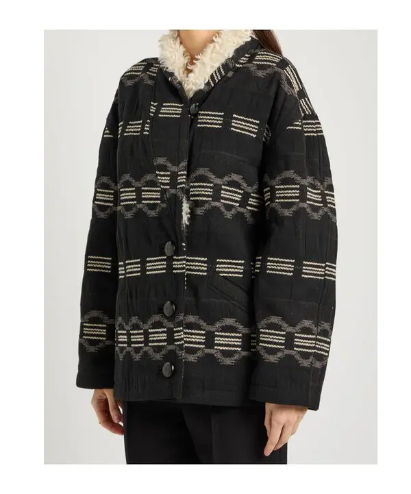 Isabel Marant Étoile Qayla Jacquard Cotton-blend Coat