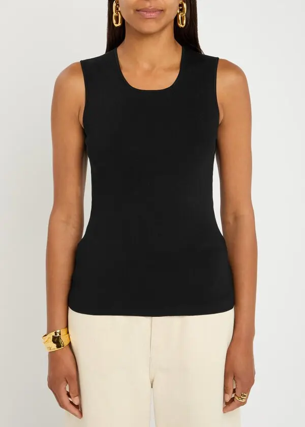 JOSEPH Stretch-silk Knit Tank