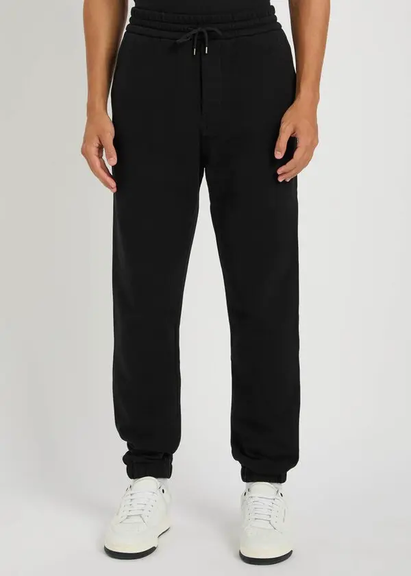 Saint Laurent Logo-embroidered Cotton Sweatpants