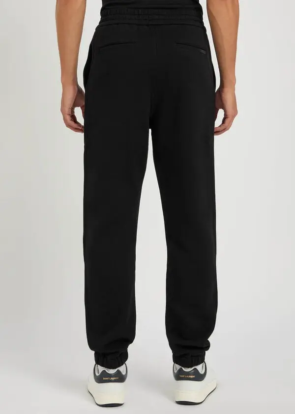 Saint Laurent Logo-embroidered Cotton Sweatpants