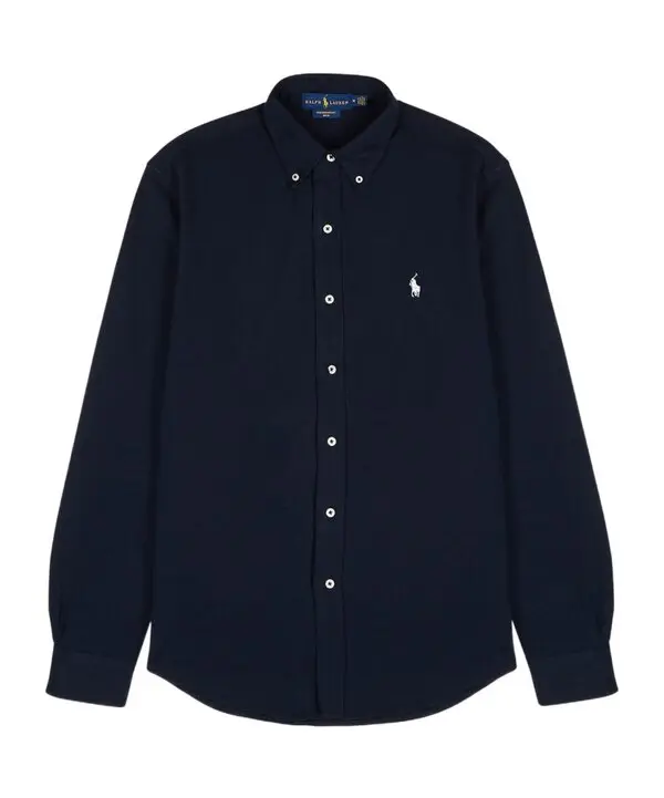 Polo Ralph Lauren Piqué Cotton Shirt - Black