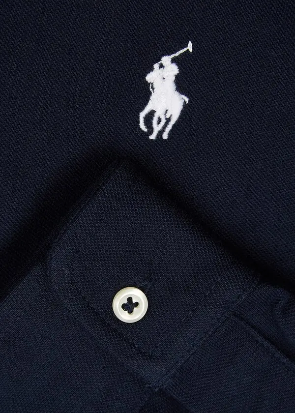 Polo Ralph Lauren Piqué Cotton Shirt - Black