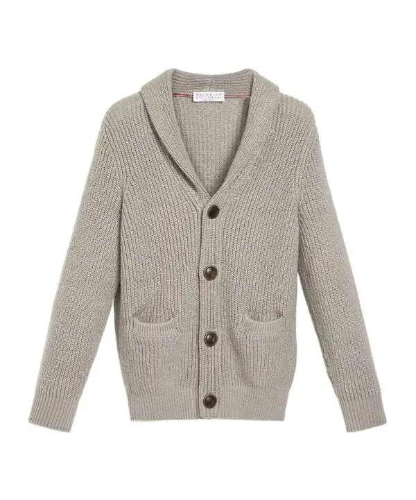 Brunello Cucinelli Malfilé Cotton Cardigan