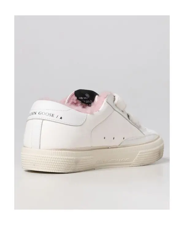 GOLDEN GOOSE Shearling Star-patch Sneakers