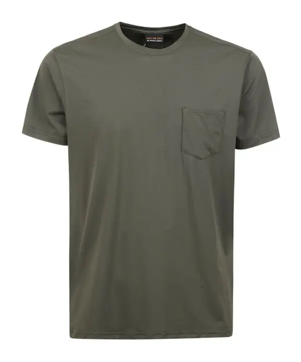 SAVE THE DUCK Chest Pocket T-shirt - Black