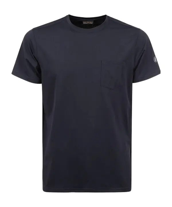 SAVE THE DUCK Chest Pocket T-shirt - Black