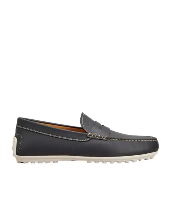 TOD'S Round-toe Loafers With Embossed Logo