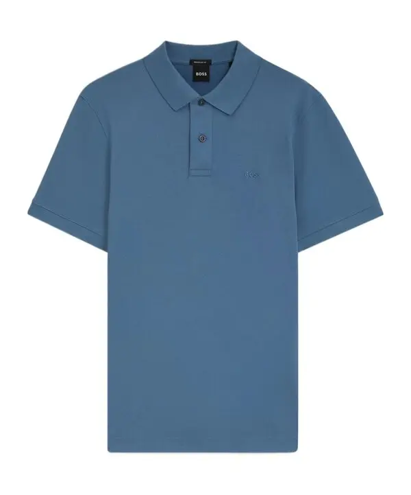 Hugo Boss Short-sleeved Straight Hem Polo Shirt