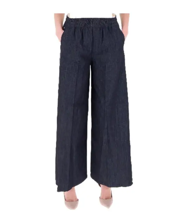 DONDUP Wide-leg Elasticated Waist Trousers