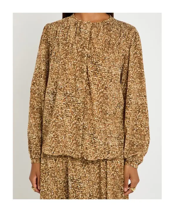 Isabel Marant Étoile Printed Silk Chiffon Cover-up - Brown