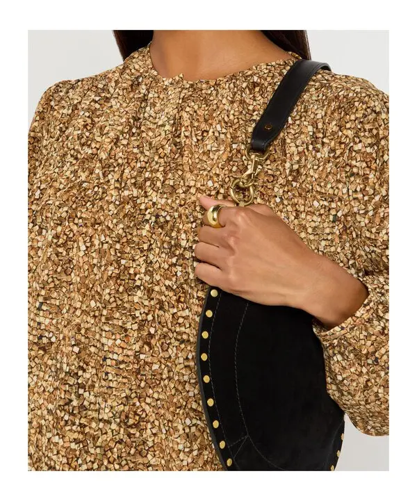 Isabel Marant Étoile Printed Silk Chiffon Cover-up - Brown