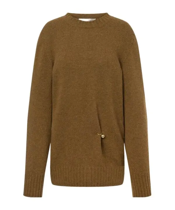 Philosophy Di Lorenzo Serafini Ring-embellished Knitted Jumper
