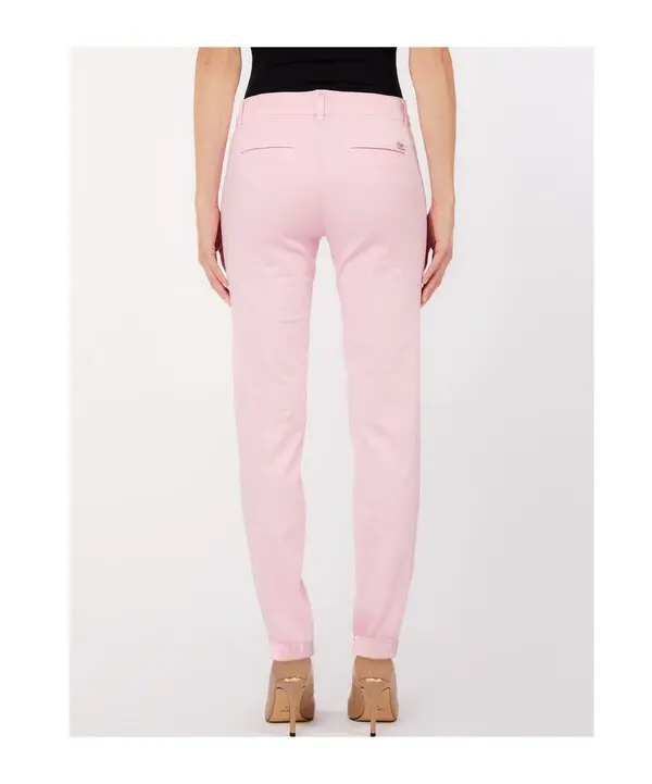 Liu Jo Cuffed Tailored Trousers - Pink
