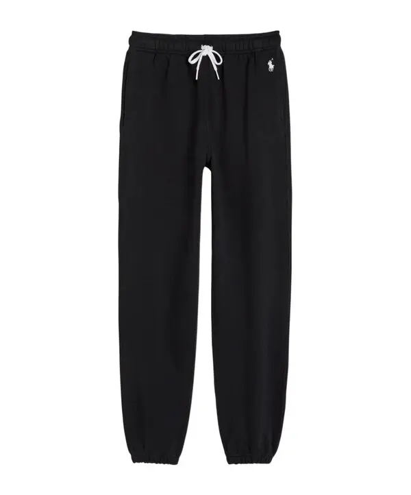 Polo Ralph Lauren Logo-embroidered Cotton-blend Sweatpants - Black
