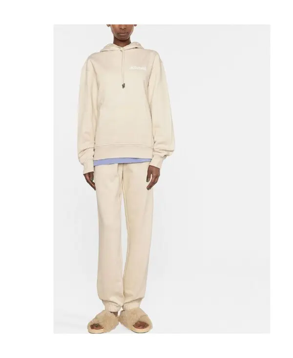 Jacquemus Le Sweatshirt Embroidered Logo Hoodie