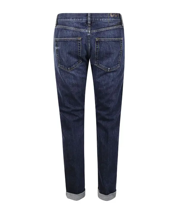DONDUP Slim-fit Cuffed Jeans