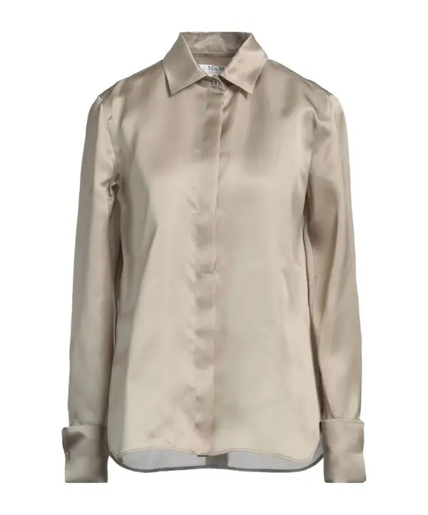 Max Mara Long Sleeve Shirt - Nude