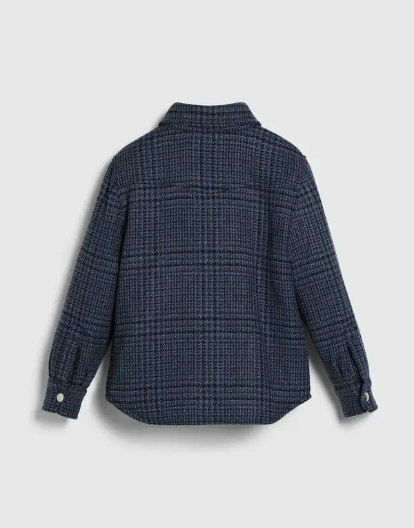 Brunello Cucinelli Prince Of Wales Checked Shirt Jacket