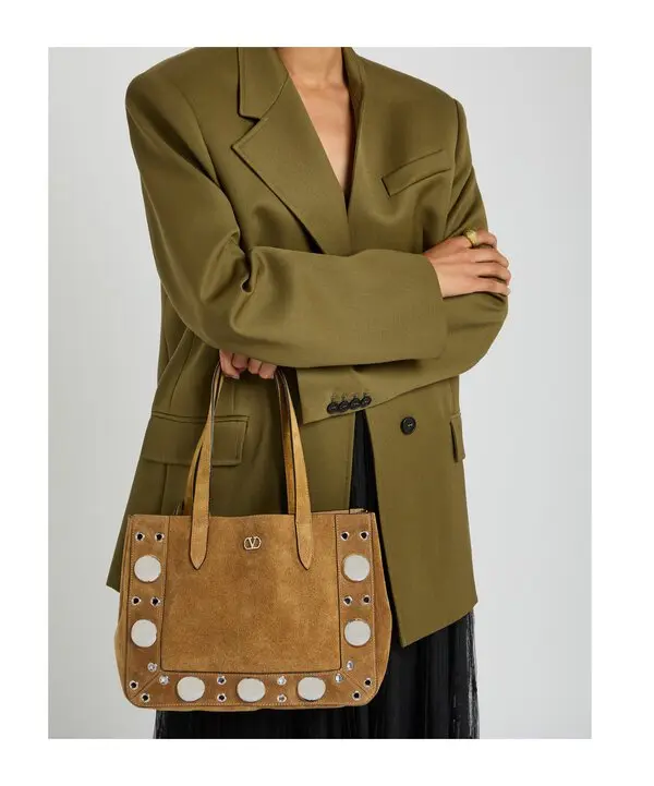 Valentino Garavani Nellc?te Medium Studded Tote
