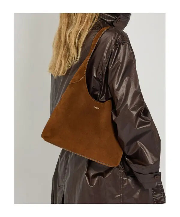 COACH Brooklyn 28 Suede Shoulder Bag