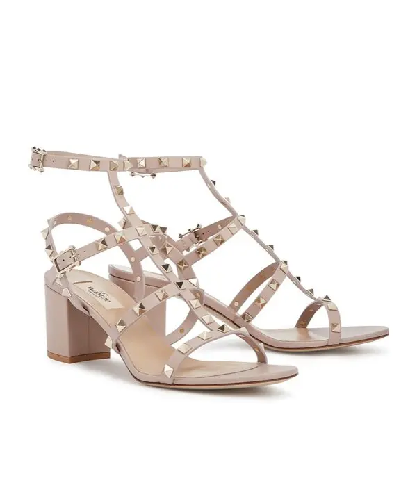 Valentino Garavani Rockstud 60 Leather Sandals
