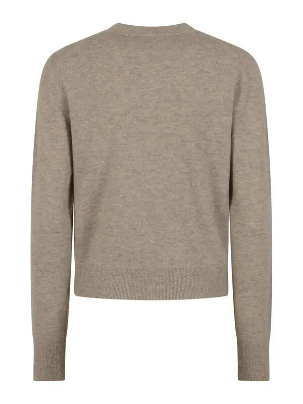 Acne Studios Long-sleeved Crewneck Cardigan - Gray