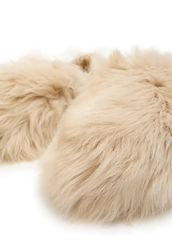 Moncler Snug Shearling Flats