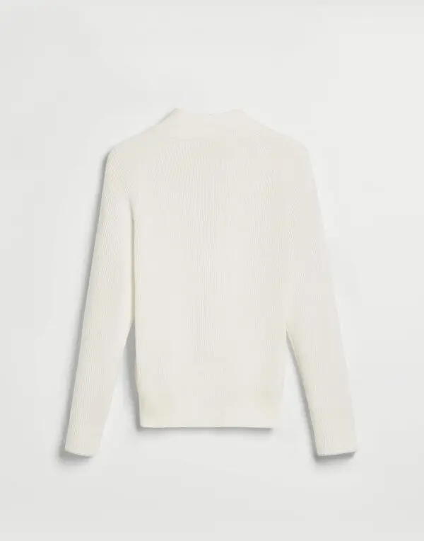 Brunello Cucinelli Half-zip English Rib Sweater