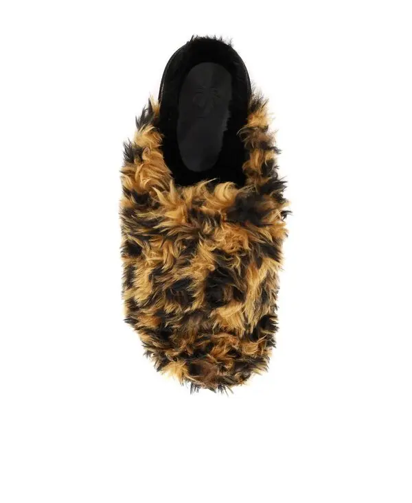Palm Angels Faux-fur Slip-on Mule