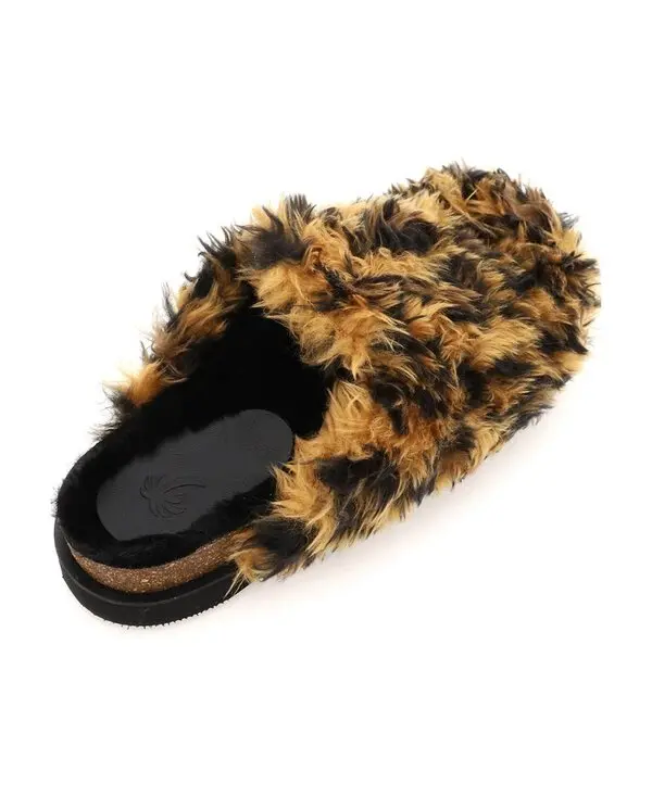 Palm Angels Faux-fur Slip-on Mule