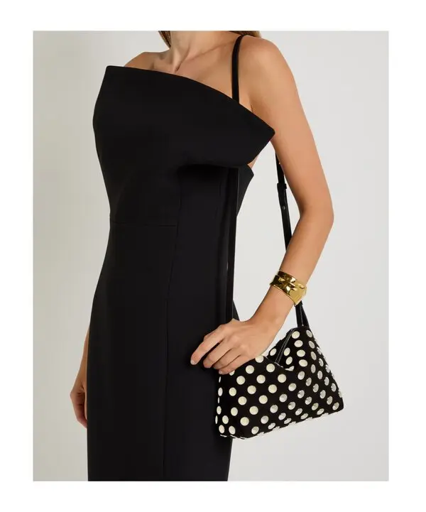 Khaite Lina Medium Studded Crossbody Bag