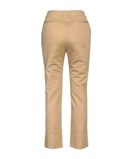 Saint Laurent High Waisted Straight Leg Trousers