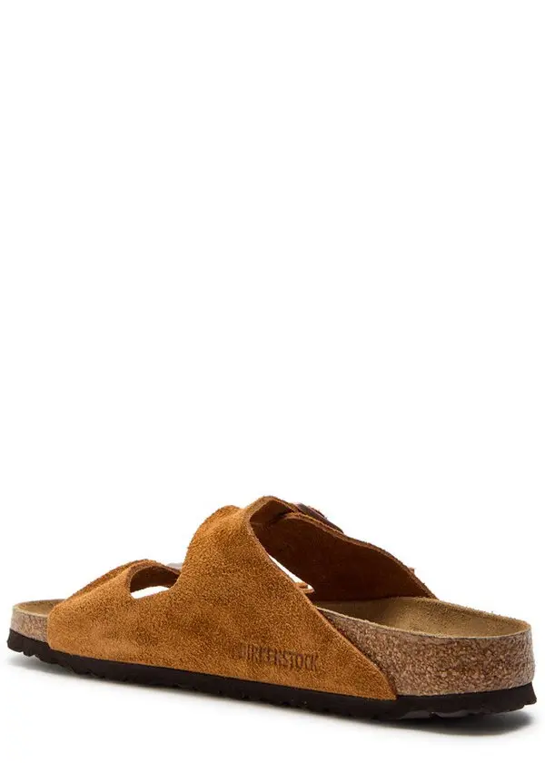 BIRKENSTOCK Arizona Brushed Suede Sliders