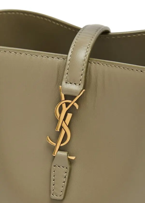 Saint Laurent Le 37 Mini Leather Bucket Bag