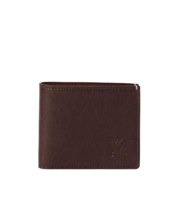 Brunello Cucinelli Brushed Leather Wallet - Brown