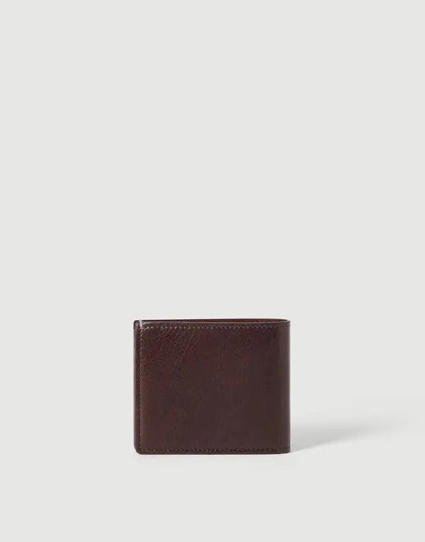 Brunello Cucinelli Brushed Leather Wallet
