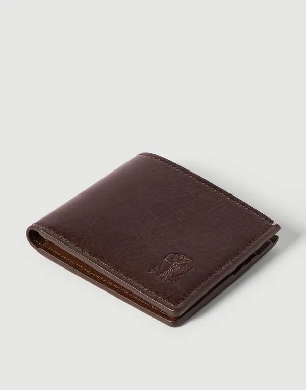 Brunello Cucinelli Brushed Leather Wallet