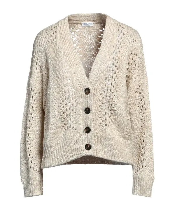 Brunello Cucinelli Sequined Knit Cardigan