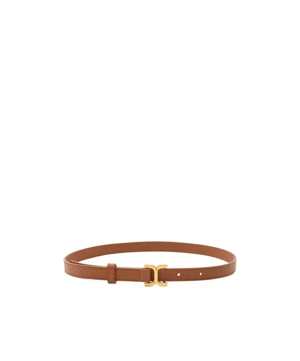 Chloé Marcie Grained-leather Belt